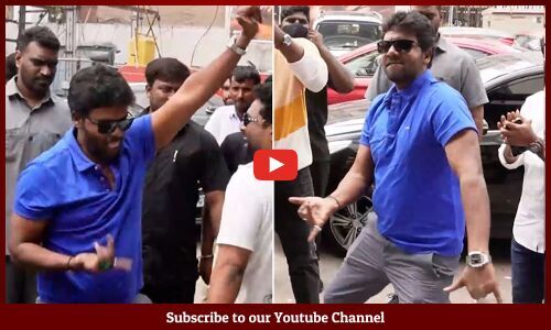 Satyam Rajesh Did Teenmaar Dance @ Sandhya Theater and Gave Money To ...