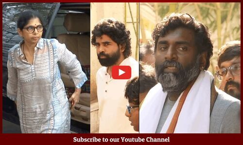 SS Rajamouli Wife & Son Visuals at DOP Senthil Kumar House | DOP Senthil Kumar Sons Visuals | Tupaki