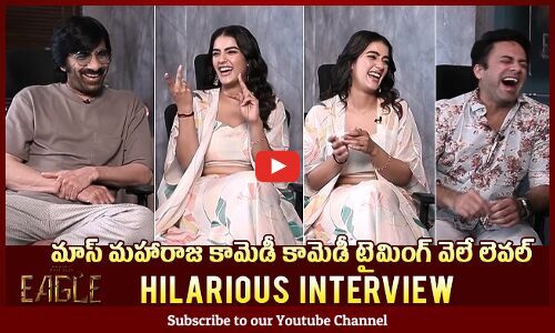 EAGLE Movie Team HILARIOUS Interview | Ravi Teja | Anupama | Kavya ...