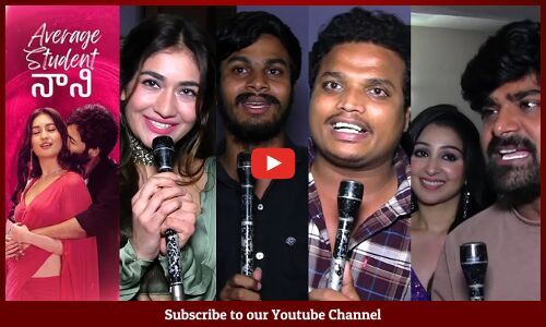 Average Student Nani Movie Premiere Show Public Talk | Pawan Kumar, Sahiba, Sneha