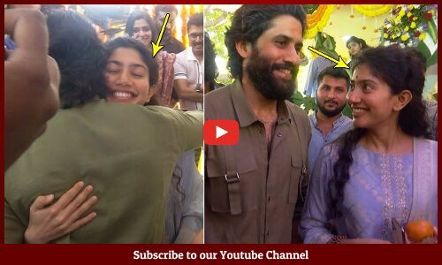 Naga Chaitanya & Sai Pallavi Fun Moments @ Thandel Movie Muhurtham Ceremony | Allu Aravind