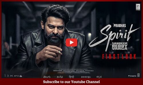 #prabhas Spirit First Look Motion Poster | Prabhas | Sandeep Reddy ...