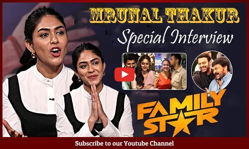 Mrunal Thakur Special Interview About Family Star Movie | Vijay ...