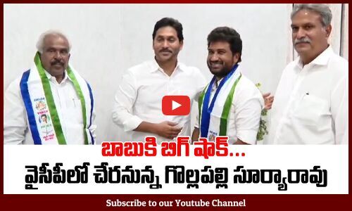 Gollapalli Surya Rao to Join in YSRCP Party | MP Kesineni Nani | Chandrababu