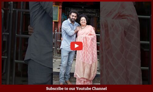 NTR And His Mother ️ SUPERB Visuals At Karnataka #RishabShetty #devara ...